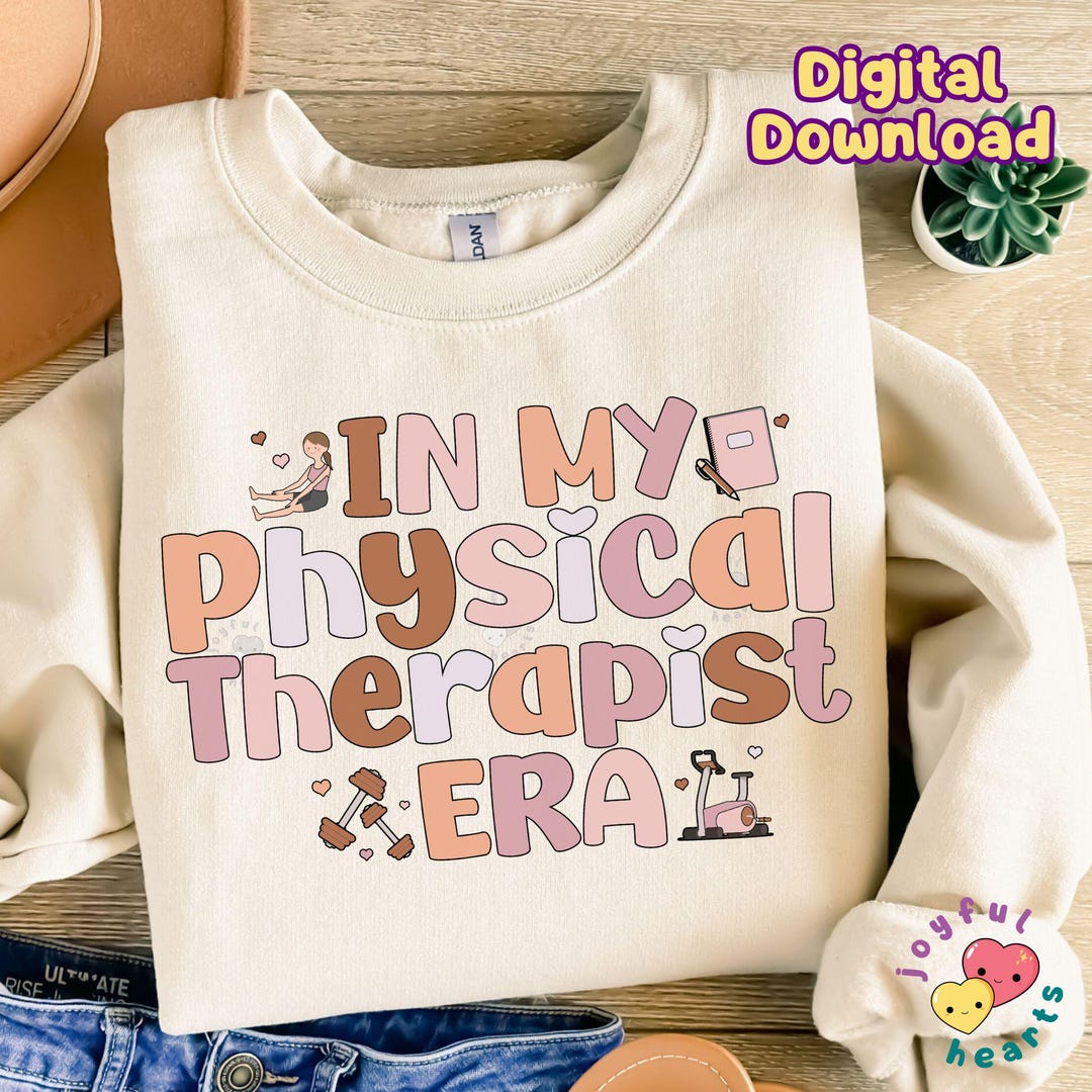 Physical Therapist Png Cute PT Png Sublimation Design Physical Therapy ...