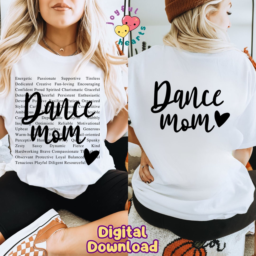 Dance Mom PNG Cute Dance Mama Sublimation Design Cheer Mom Competition ...