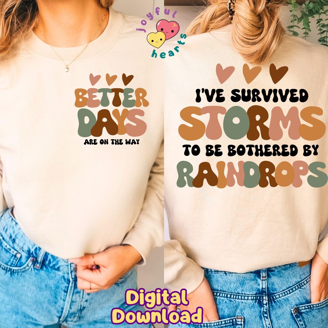 Better Days Are on the Way PNG, Boho Mental Health Png Retro ...