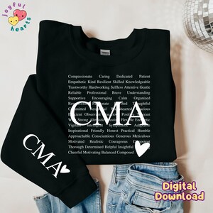 CMA Png Custom Name CMA Png Sublimation Design, Cute Certified Medical ...