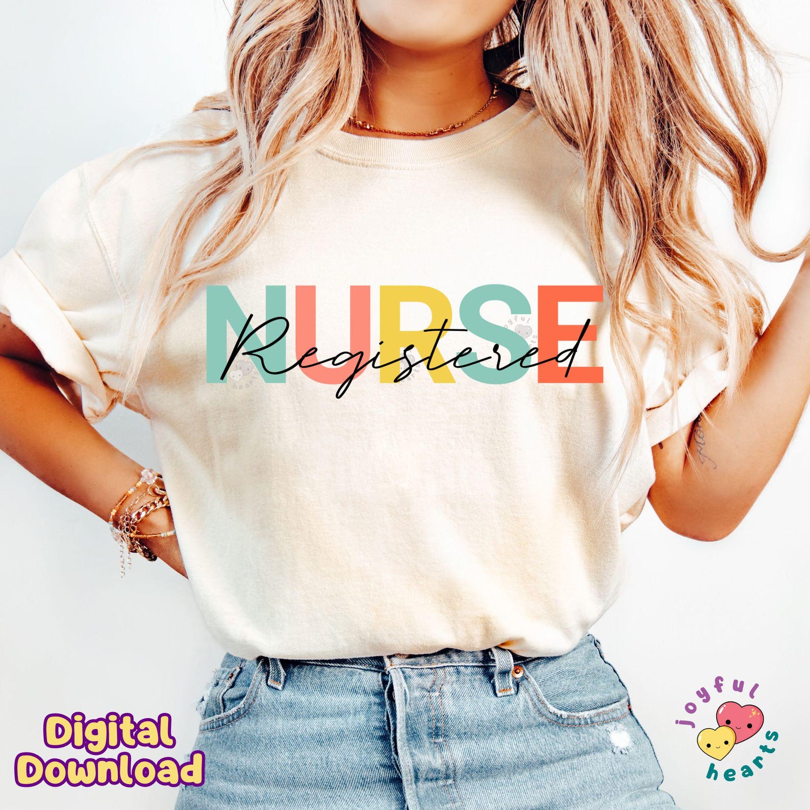 Registered Nurse Png Custom Name RN Png Sublimation Design, Cute ...