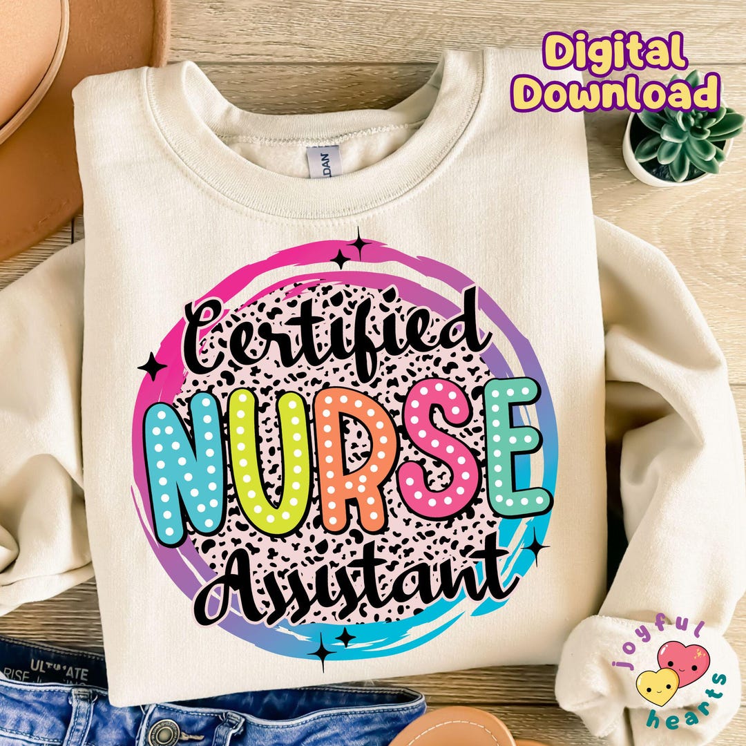 CNA Png Nurse PNG Nursing Sublimation Design Certified Nursing ...