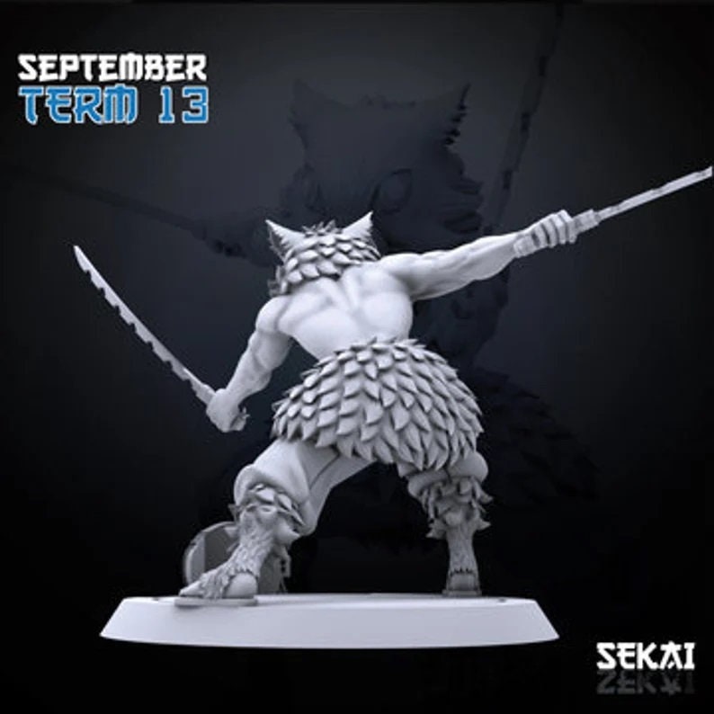 Inosuke 3D Print STL File,high Quality STL Printer Files,figure and ...