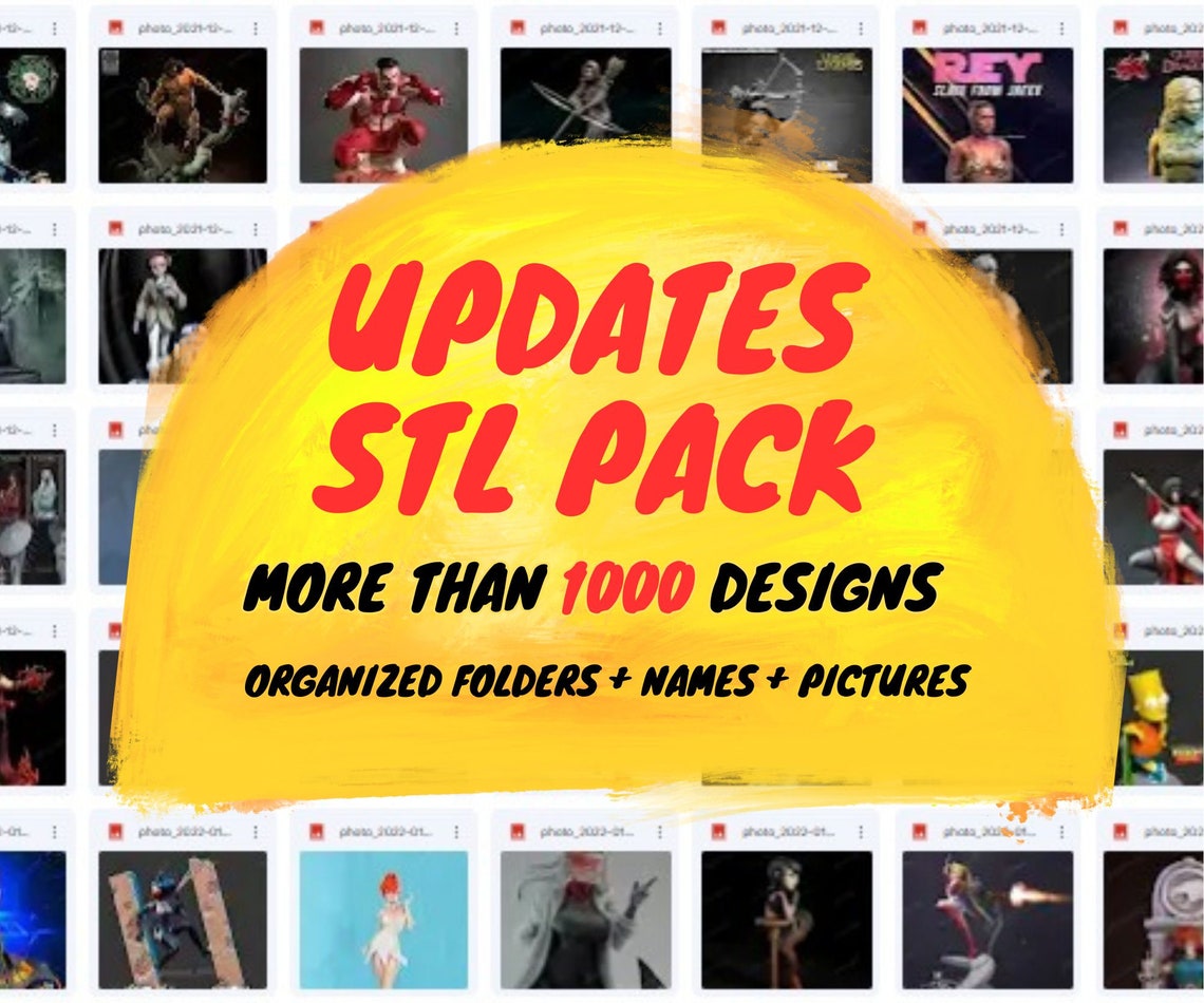 Stl Printing Files,movies Stl Models Pack,superheroes Stl File 3d ...