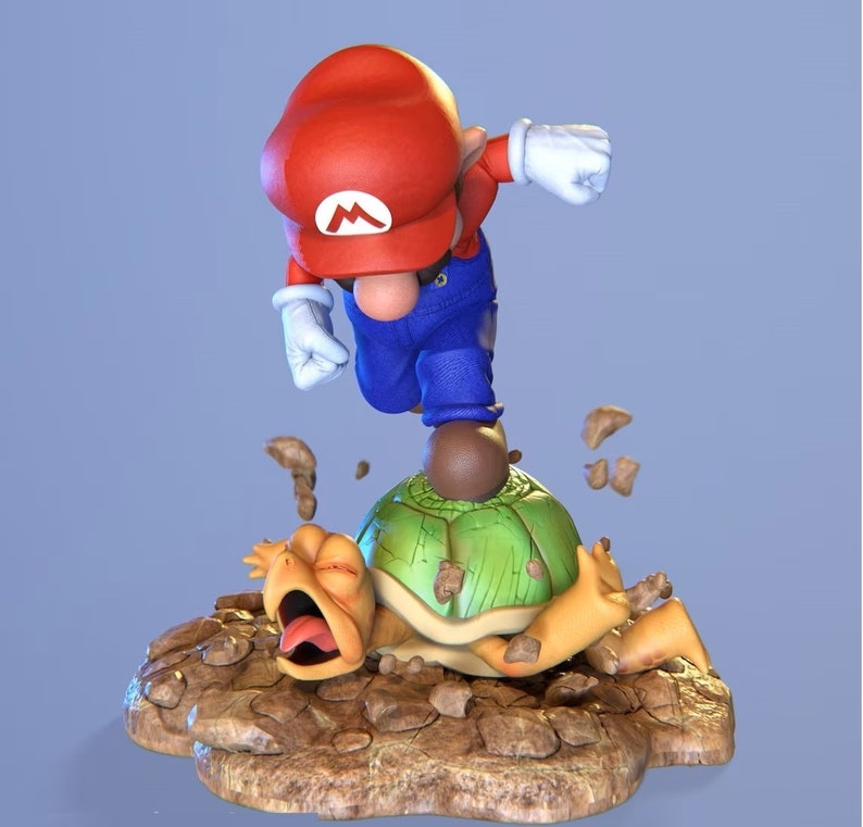 Super Mario 3D STL File,high Quality STL Printer Files,figure and Bust ...