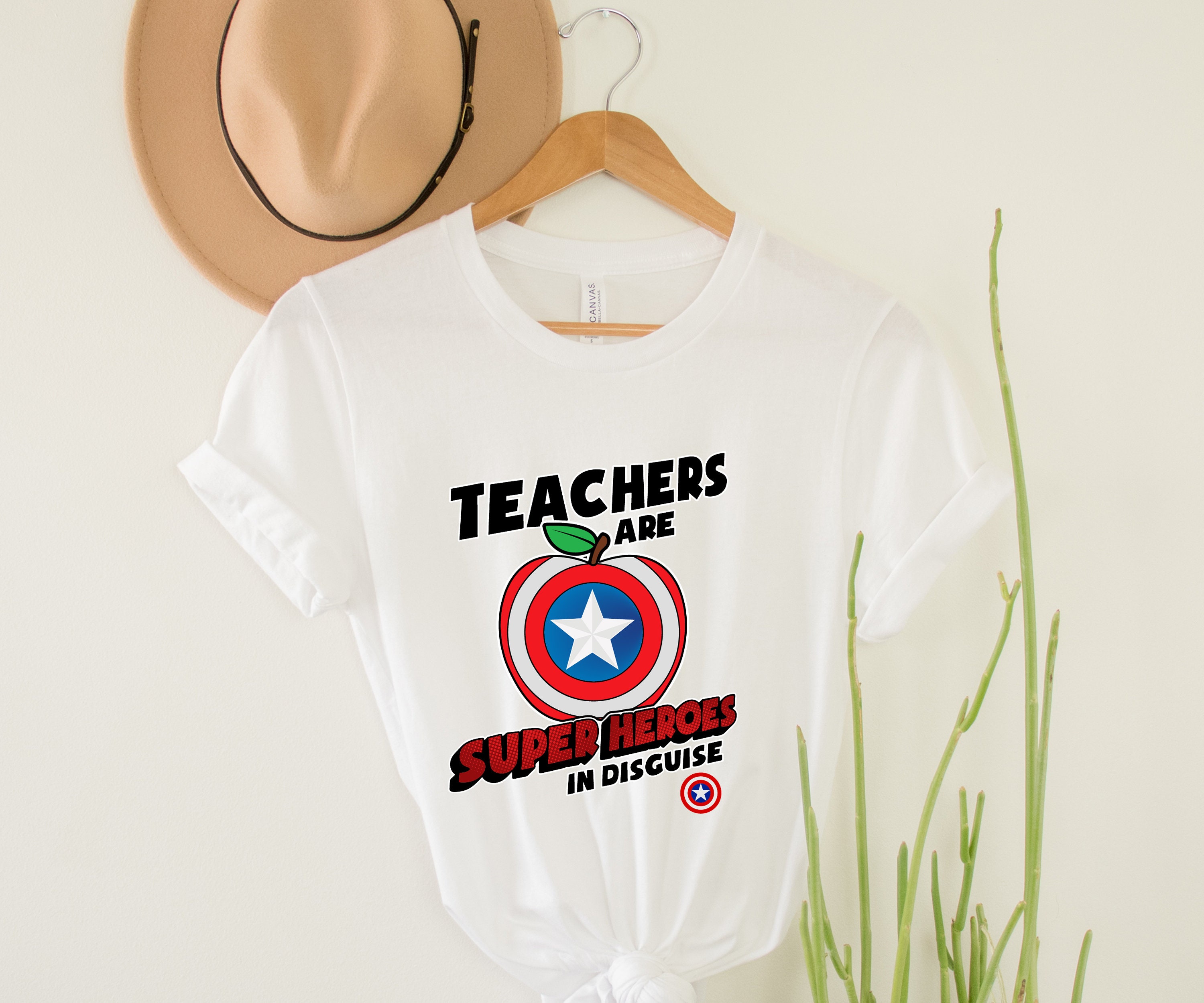 Teachers Are Superheroes in Disguise Avengers Teacher Shirt - Etsy