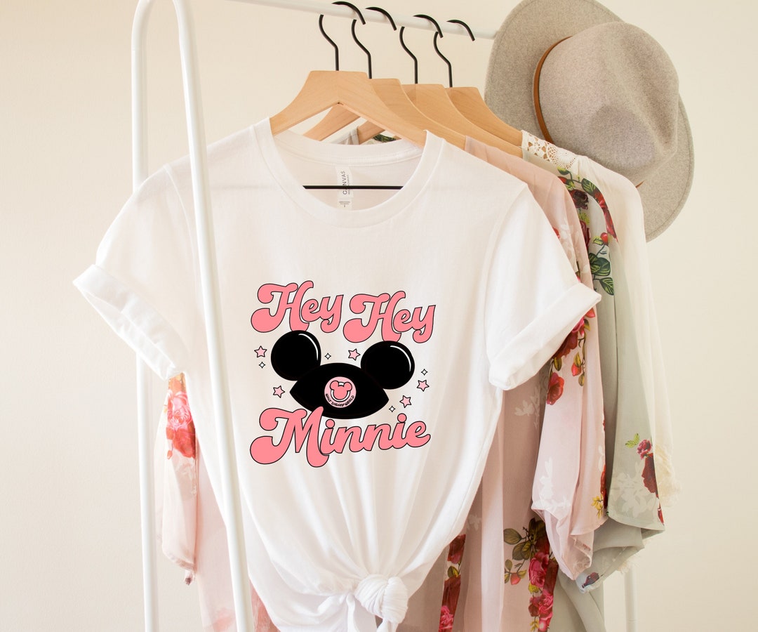 Hey Minnie Shirt, Retro Minnie Shirt, Disney Shirt, Disney Family Tee ...