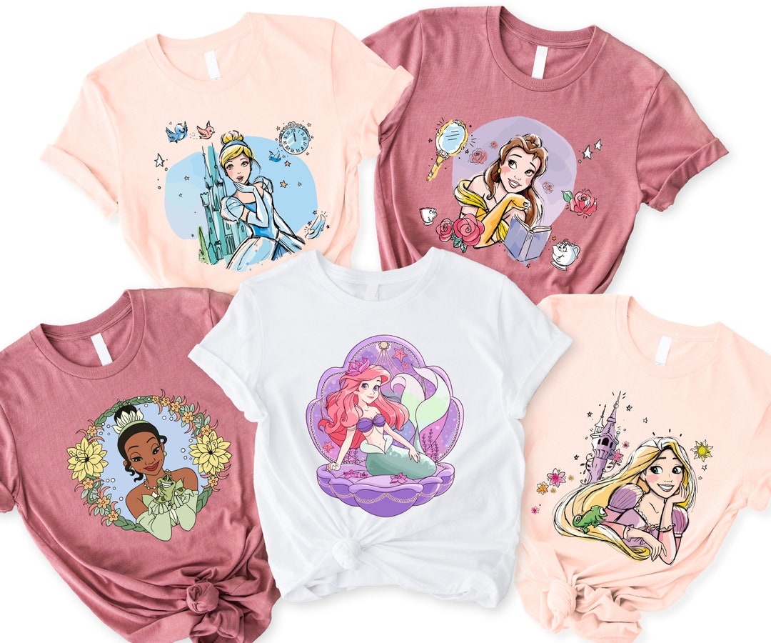 Disney Princess Shirts, Princess Shirt, Disney Character Shirt, Disney Trip Shirt, Disney Belle ...