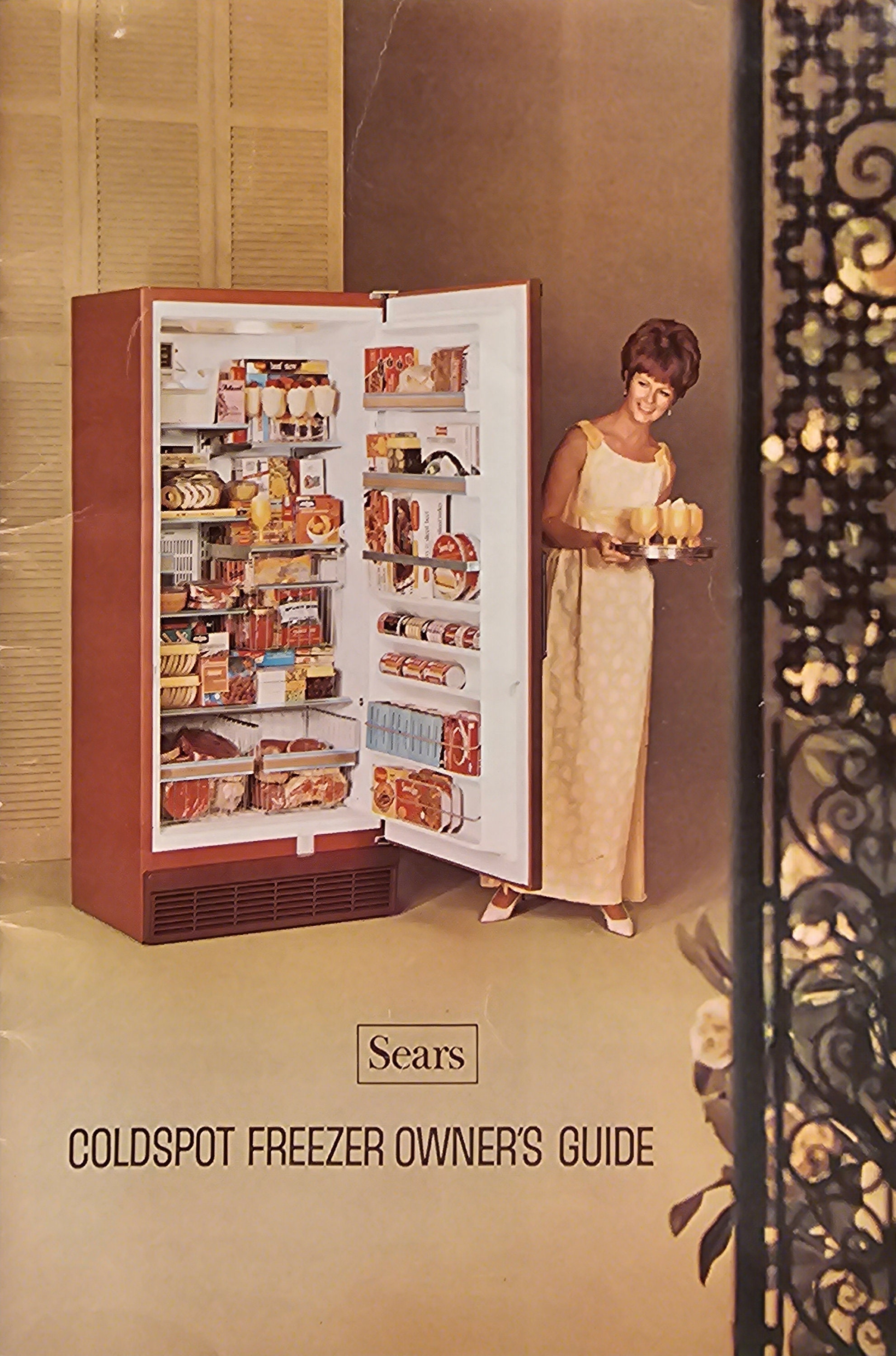 TWO Vintage Sears Coldspot Freezer Guide Manuals (with Care AND Parts ...