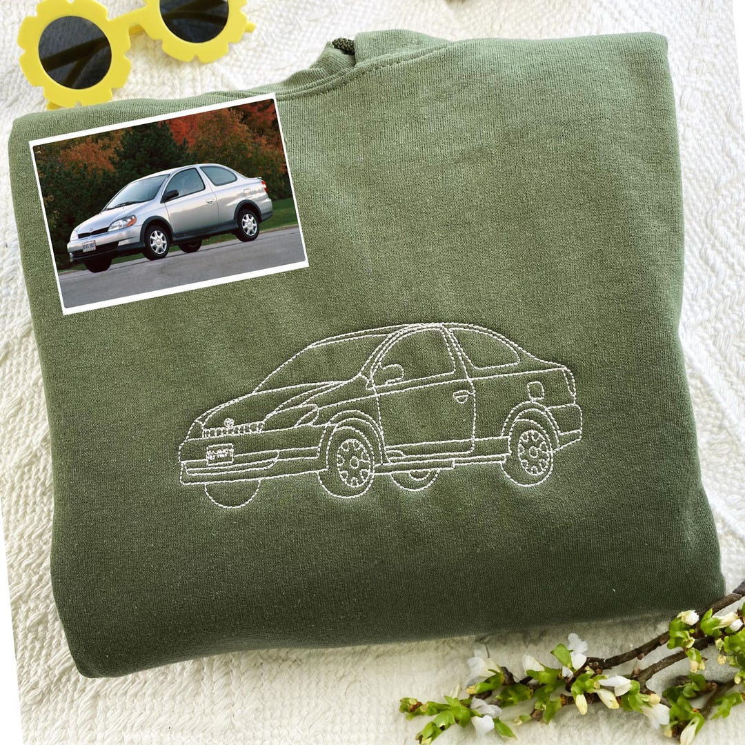 Custom Embroidered Car Sweatshirt, Custom Car Sweater, Personalized ...