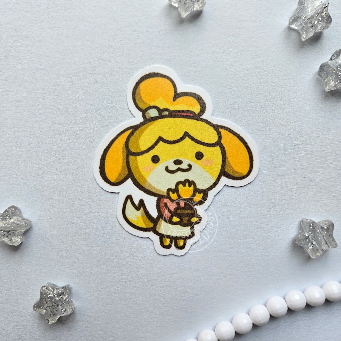 Isabelle ACNH Waterproof Kawaii Sticker Cute Animal Sticker Laptop ...