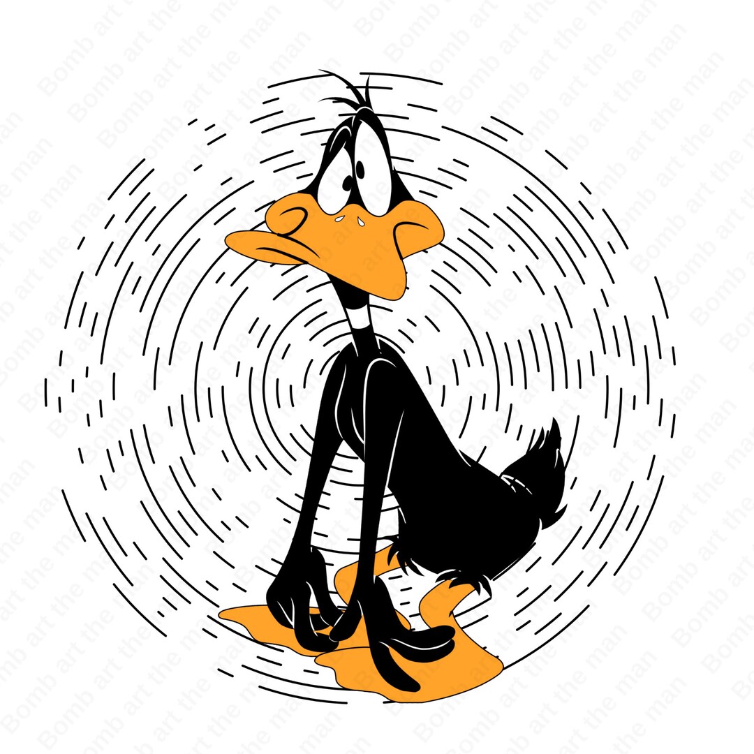 Duffy Duck Clipart, Duffy Duck Png Image, Transparent Design, Instant ...