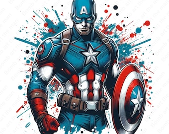Captain America Clipart, Captain America Png, Super Hero Clipart, Super ...