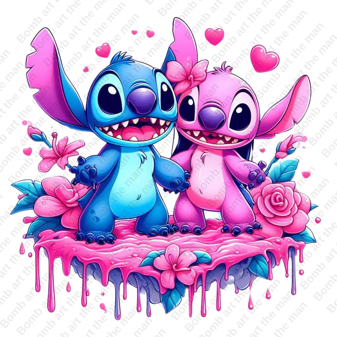 Stitch And Angel Png Stitch And Angel Clipart Stitch Love Design