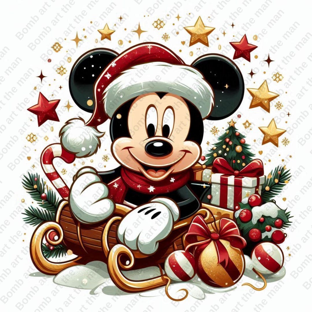 Mickey Mouse Christmas Clipart, Merry Christmas Png, Mickey Mouse Png ...
