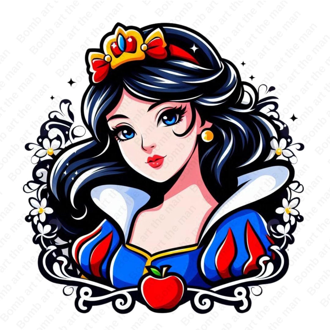 Snow White Clipart, Princess Png, Cute Snow White Png, Transparent ...