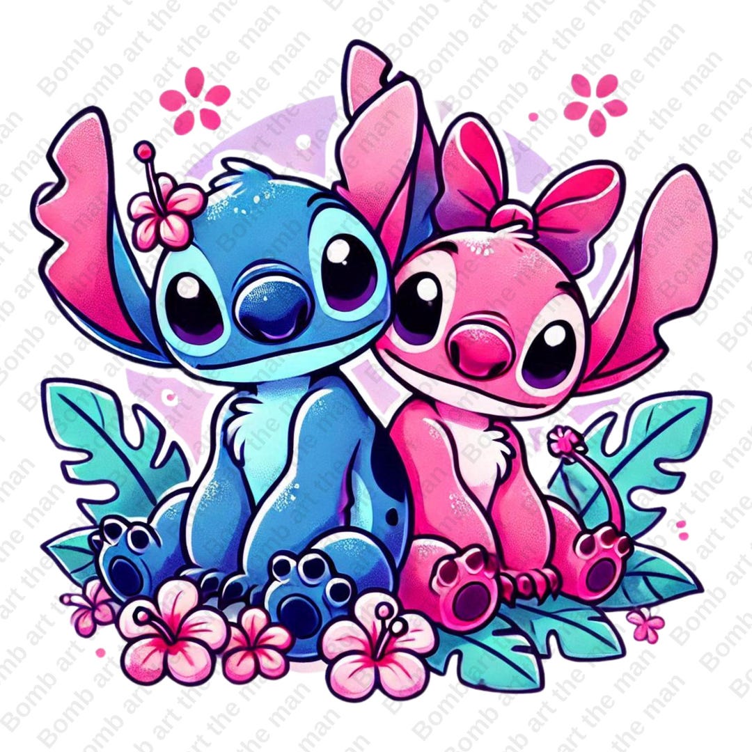 Stitch and Angel Clipart, Stitch and Angel Png, Transparent Design ...