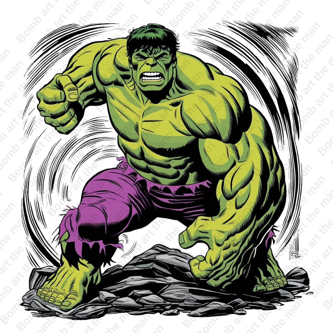 Hulk png, clipart de Hulk, superhéroe png, diseño de salpicadura de ...