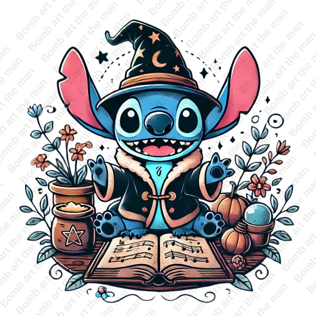 Wizard Stitch Clipart, Stitch Magic Clipart, Stitch Png, Transparent ...