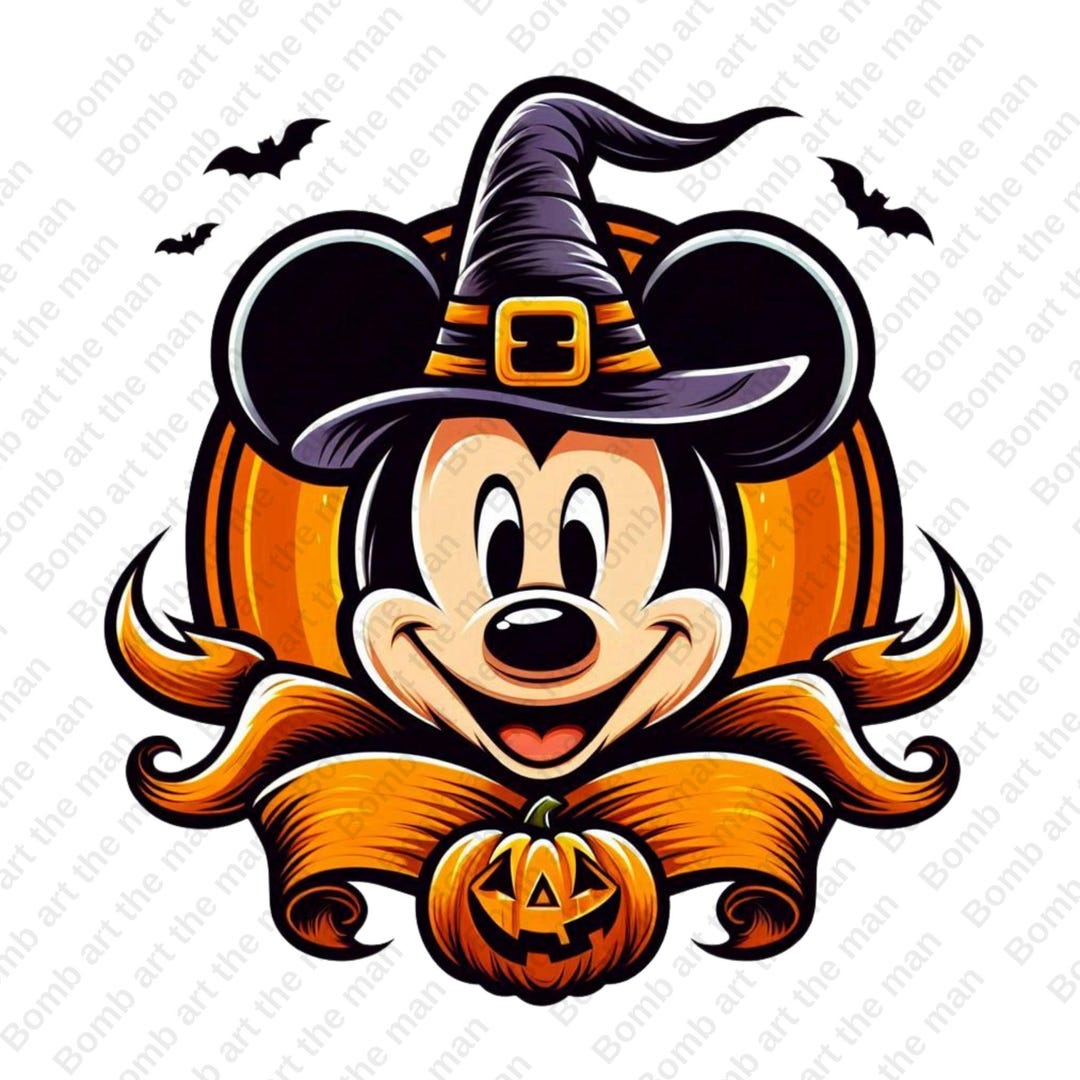 Mickey Mouse Halloween Clipart, Mickey Mouse Clipart, Happy Halloween ...
