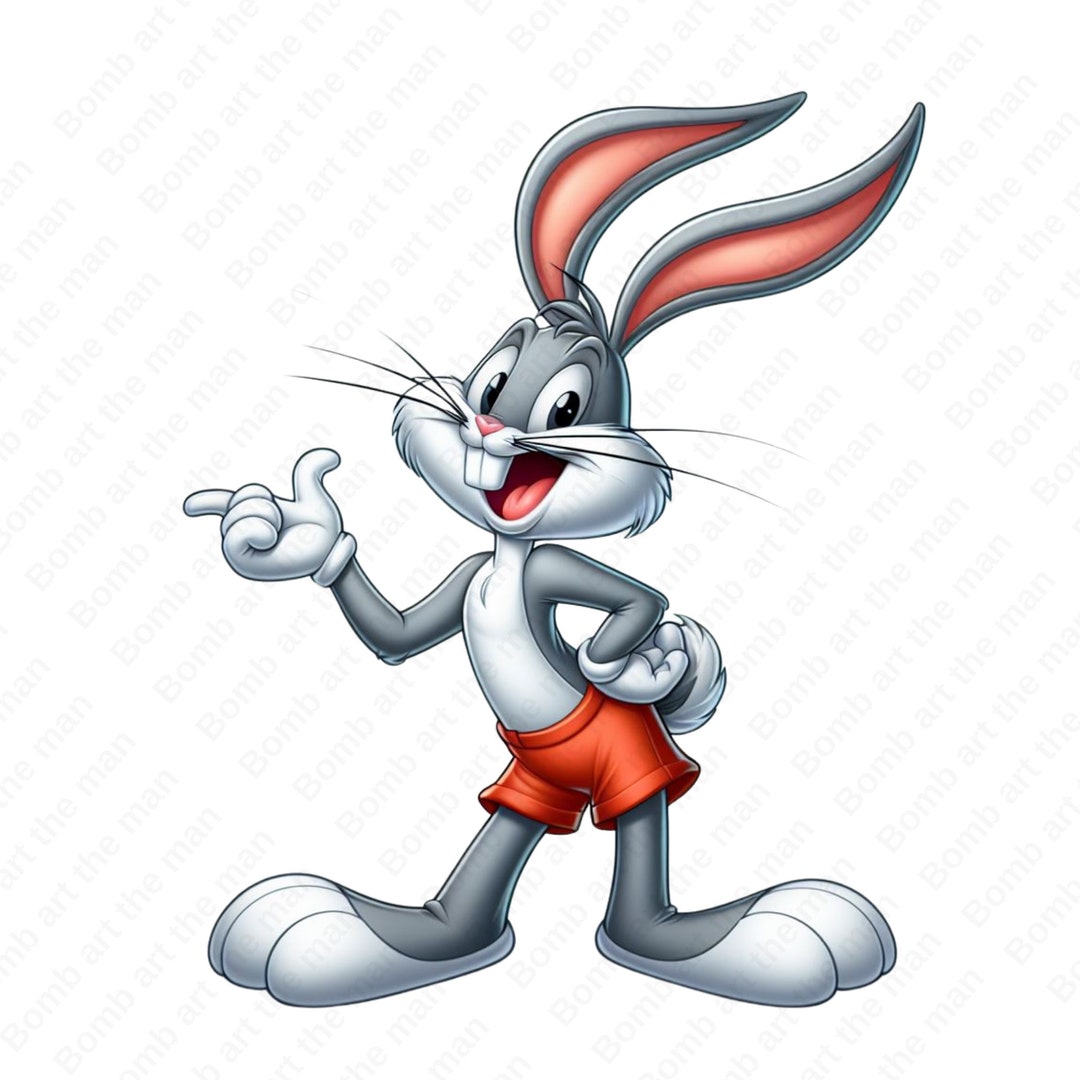 Bugs bunny png, bugs bunny clipart, lindo diseño de dibujos animados ...