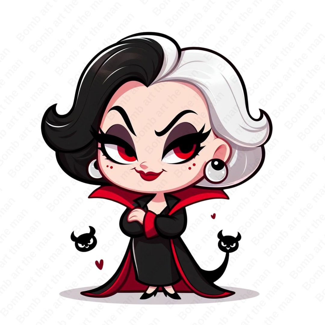 Cruella De Vil Png, Cruella De Vil Clipart, Princess Villain Png, 101 ...