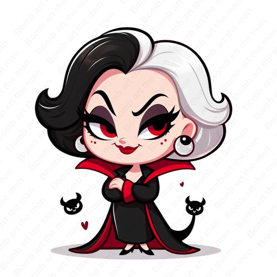 Cruella Deville Cartoon Drawing