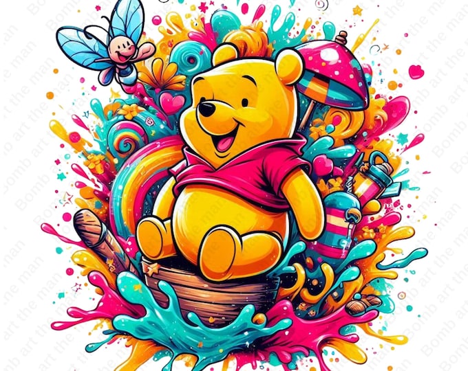 Winnie the Pooh Hero Clipart, Winnie the Pooh Png, Hero Png, Cute ...