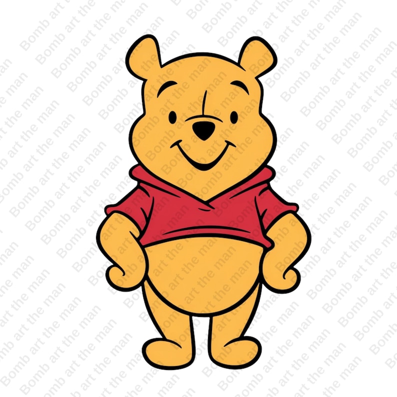 Winnie the Pooh Cute Clipart, Winnie the Pooh Png, Transparent Design ...