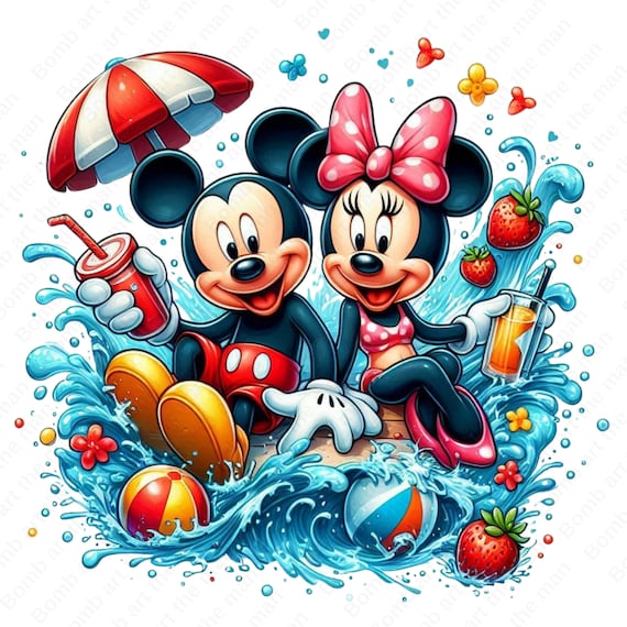 Dessins Mignons De Mickey Et Minnie Mouse