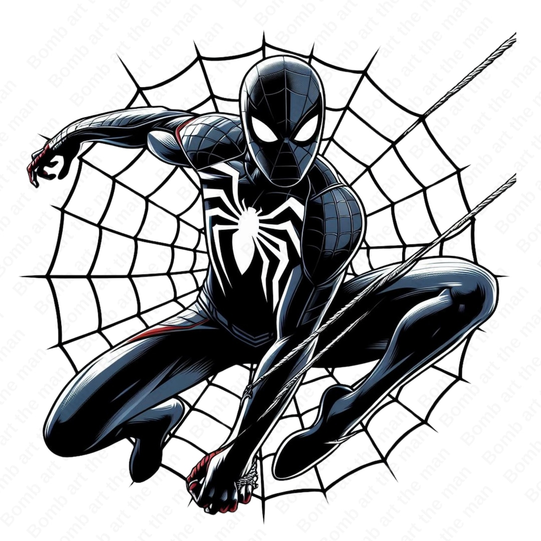 Spiderman Clipart, Spiderman Png, Spider Web Png, Transparent Design ...