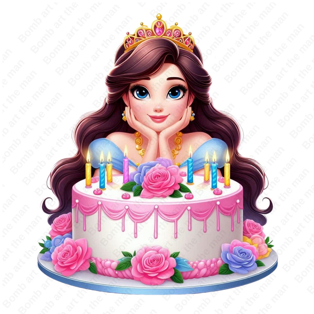 Birthday Girl Clipart, Birthday Design, Birthday Princess Png ...