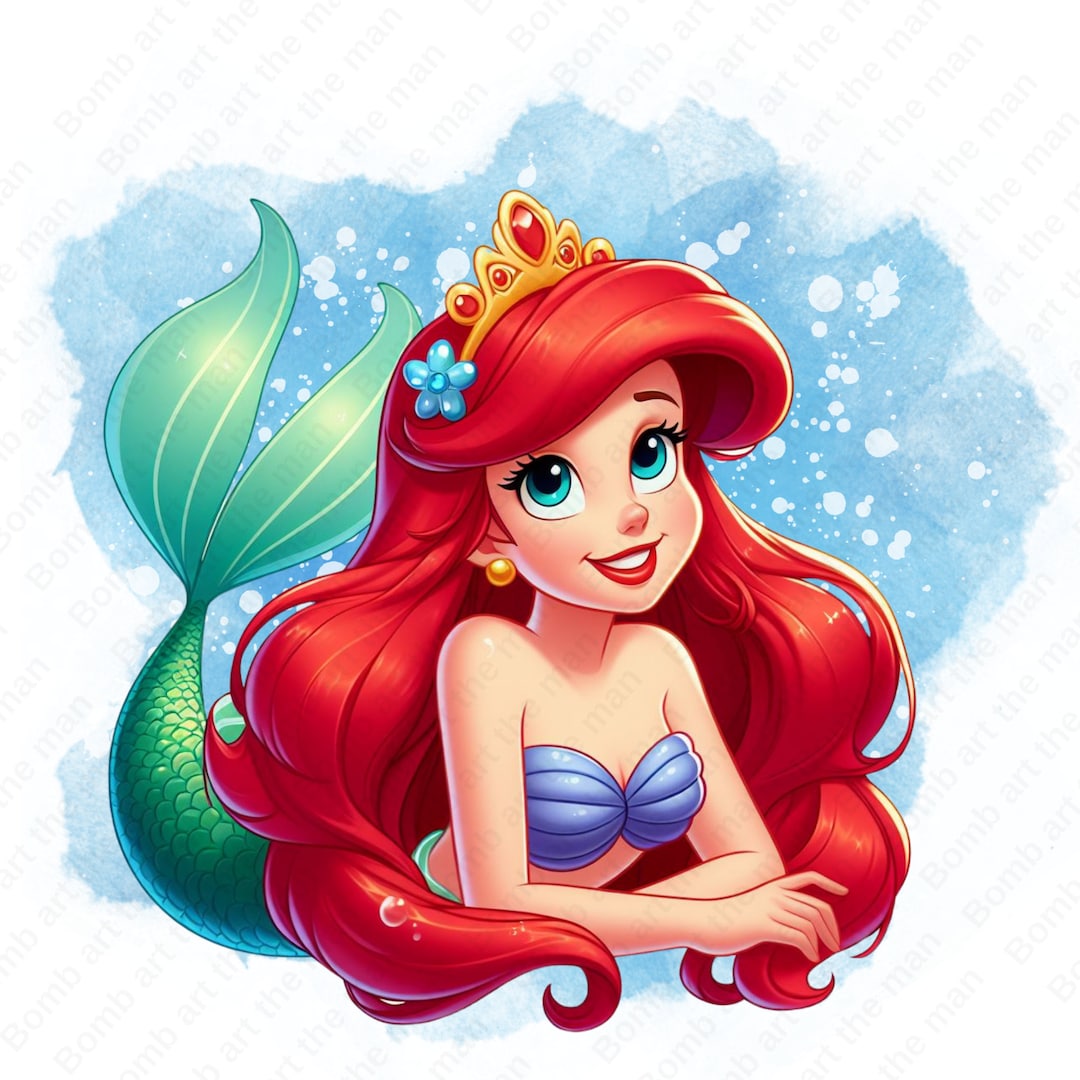Imágenes prediseñadas de la Sirenita, Princesa Ariel, La Sirenita ...