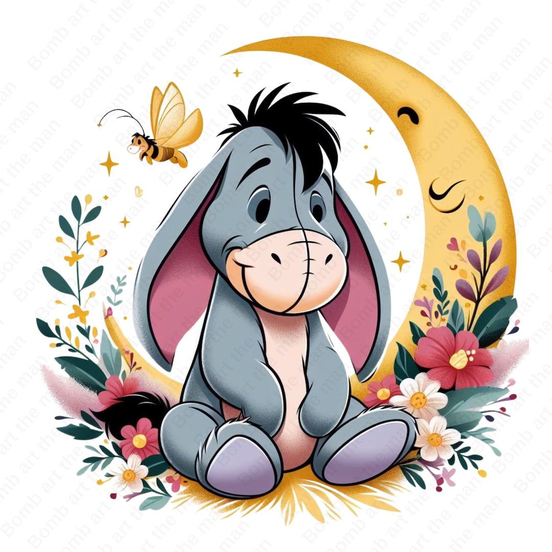 Eeyore Clipart, Cute Eeyore Png, Winnie the Pooh Png, Transparent ...