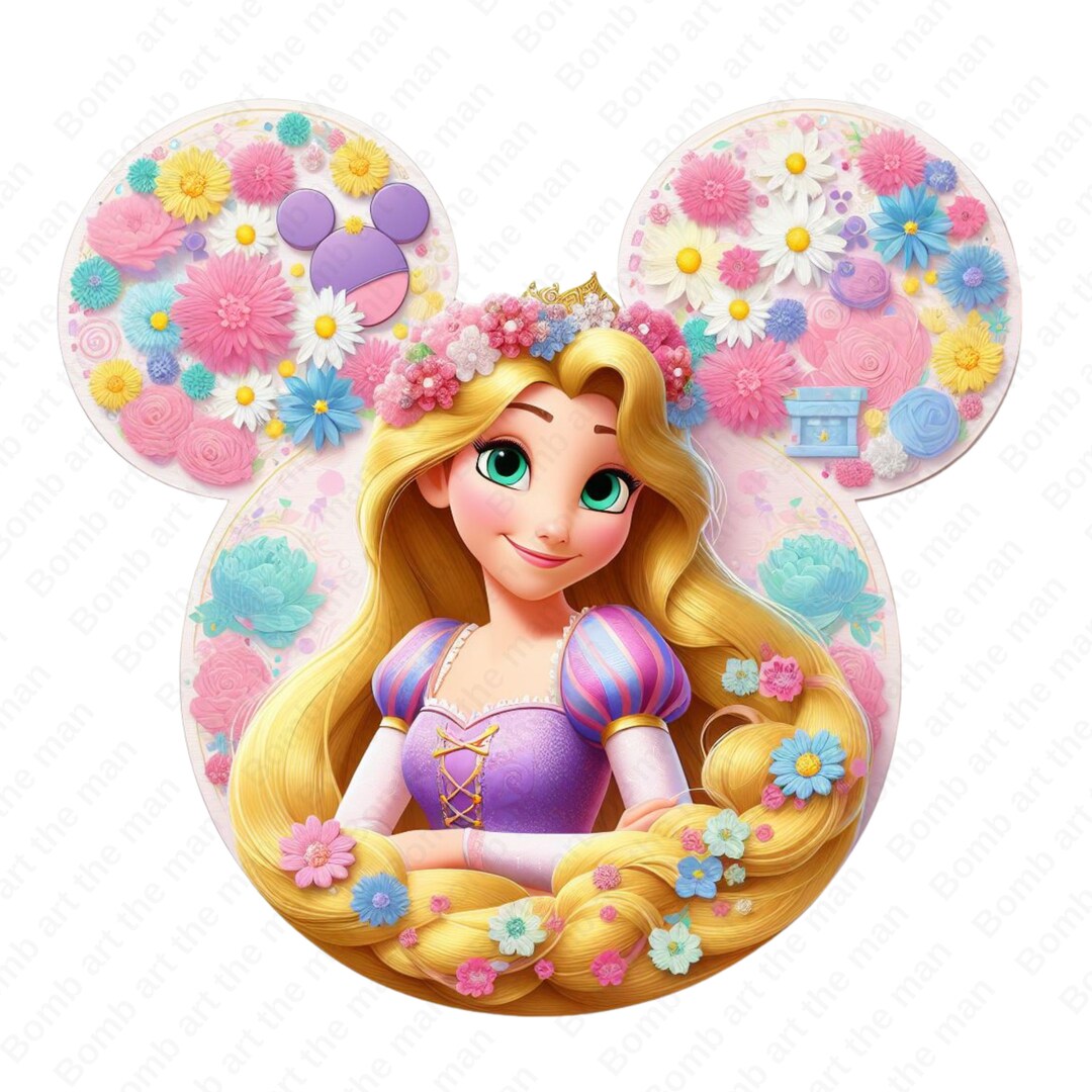Princess Rapunzel Clipart, Tangled Png, Princess Rapunzel Png, Mouse ...