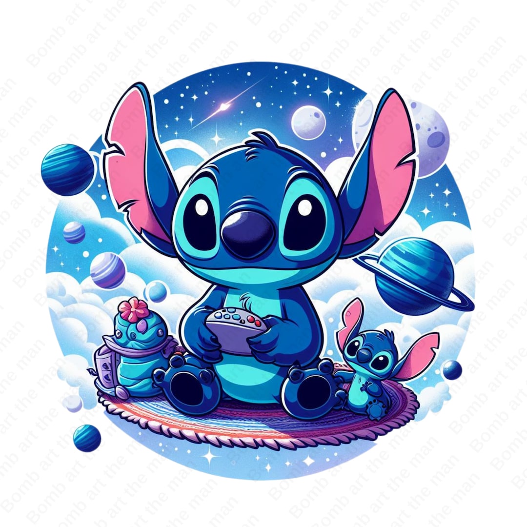 Stitch Clipart, Cute Stitch Clipart, Stitch Png, Transparent Design, Instant Download - Etsy