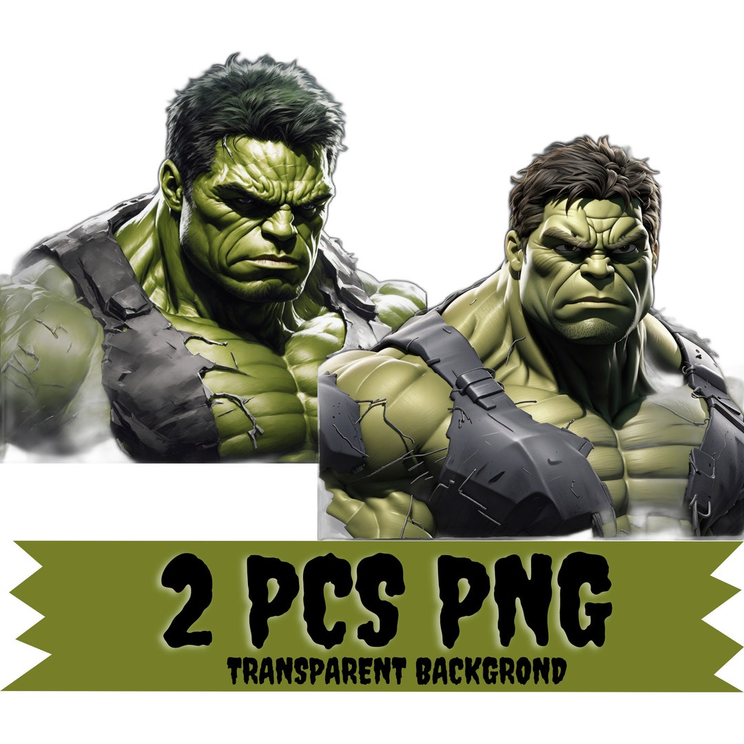 Hulk Png, Hulk Clipart, 2 Pcs, Super Hero Png, Transparent Hulk Image ...