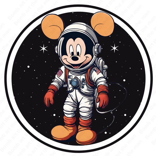Astronaut Mickey - Etsy