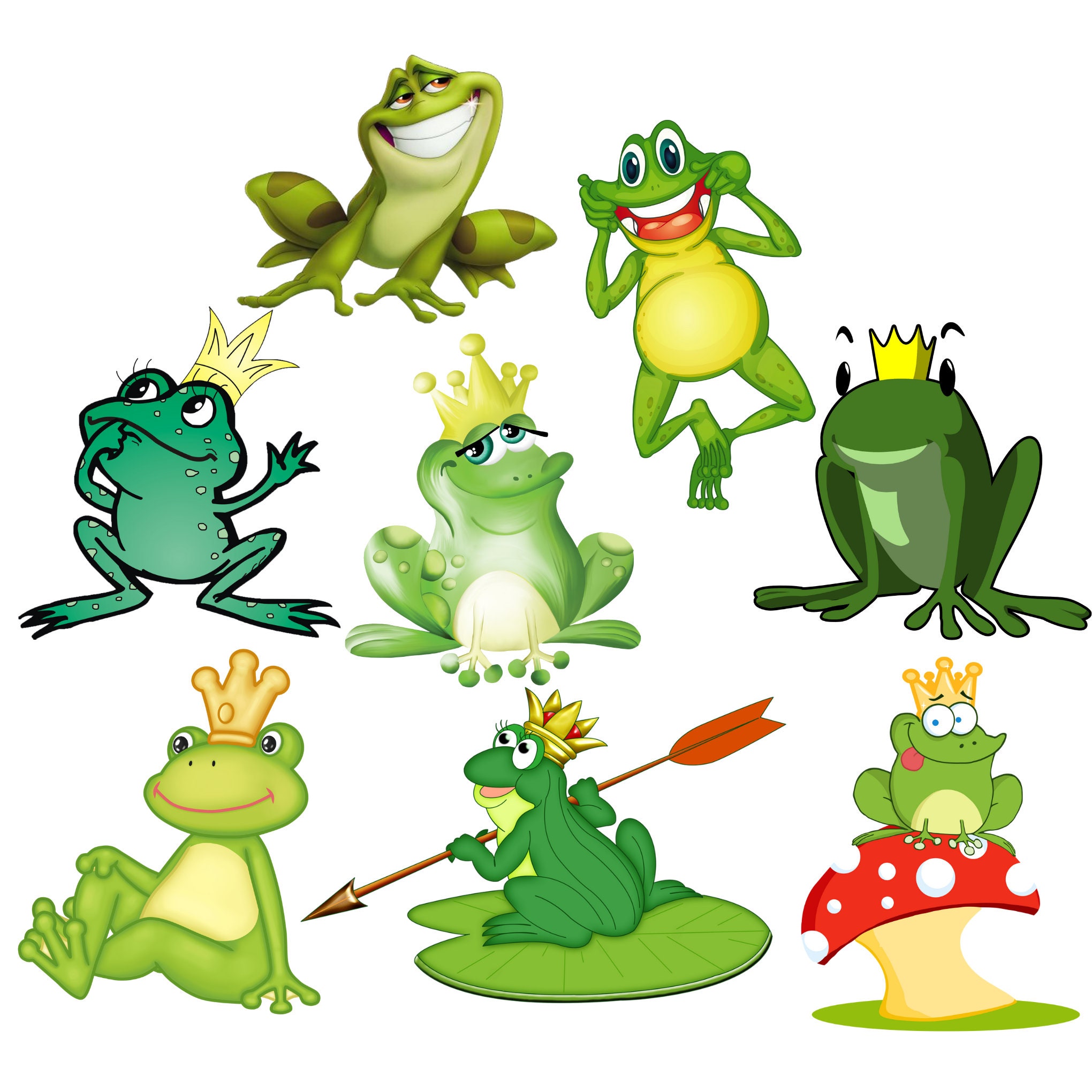 The Frog Prince Png Bundle Cute Frog Png the Frog Prince - Etsy UK