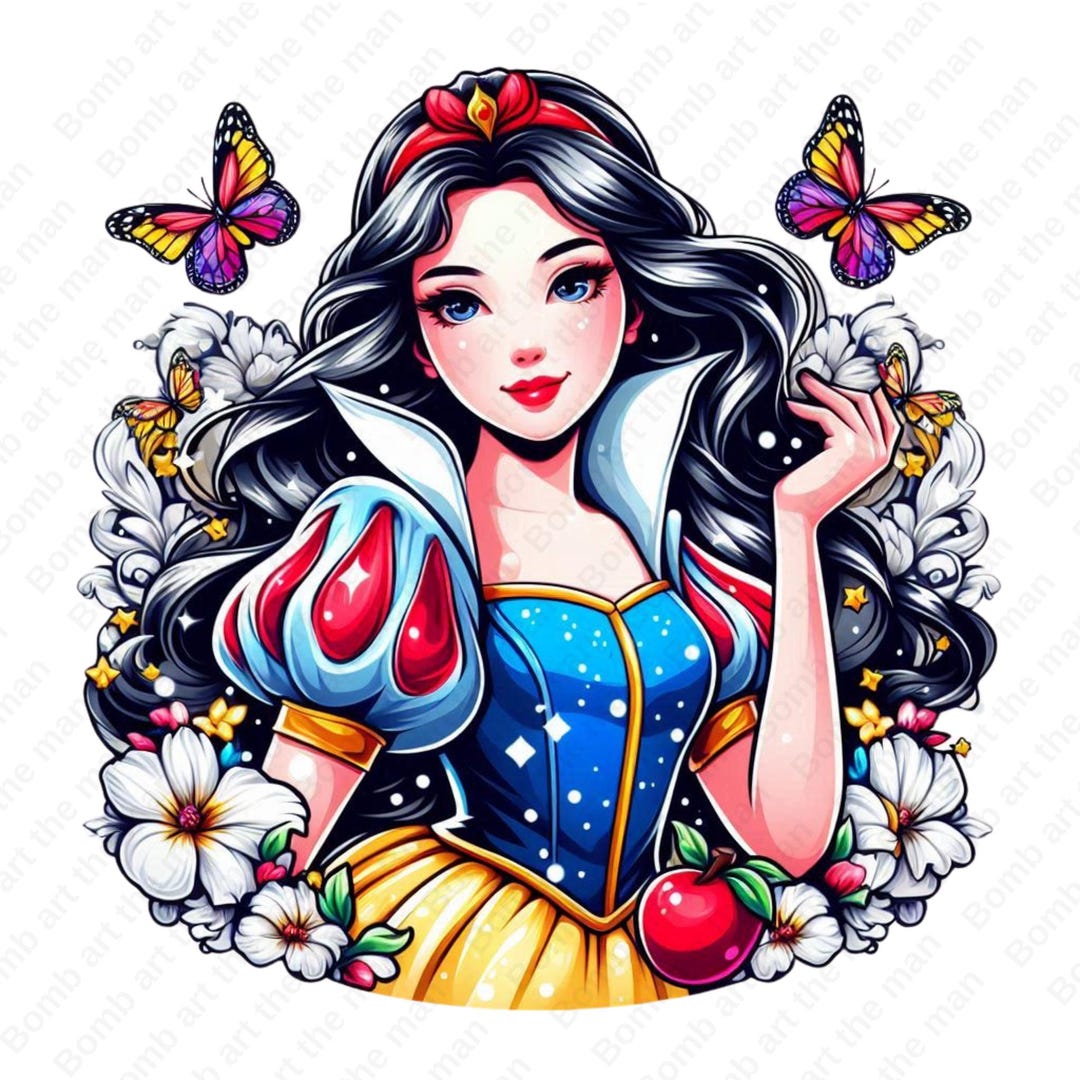 Snow White Clipart, Princess Png, Cute Snow White Png, Transparent ...