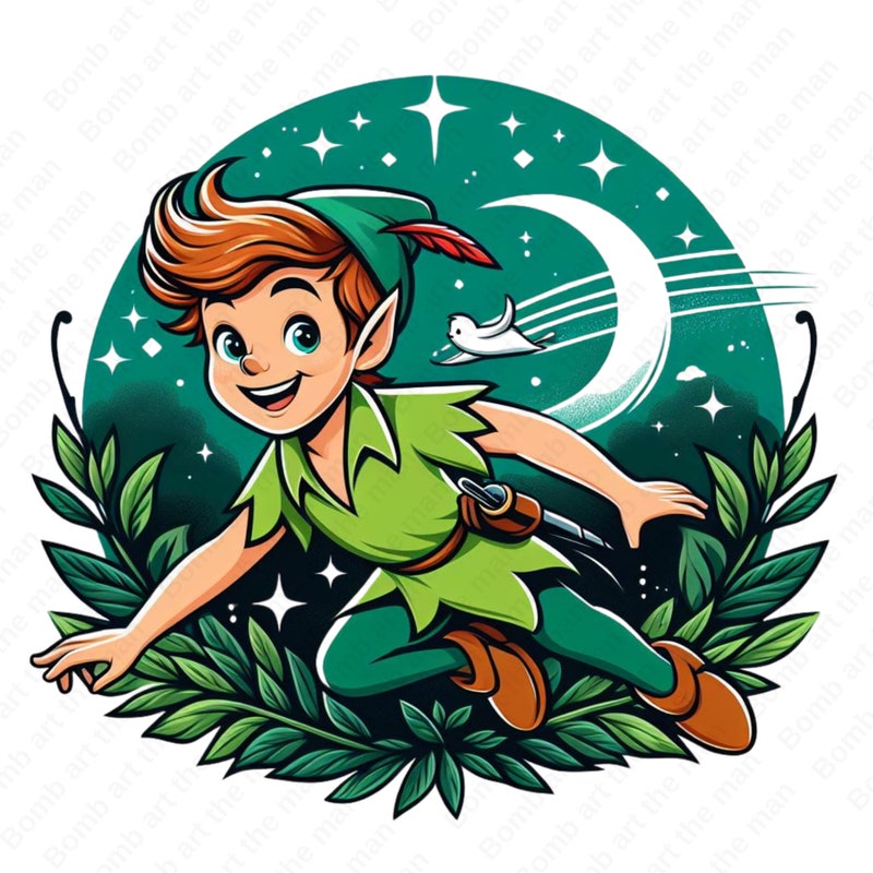 Peter Pan Svg - Etsy