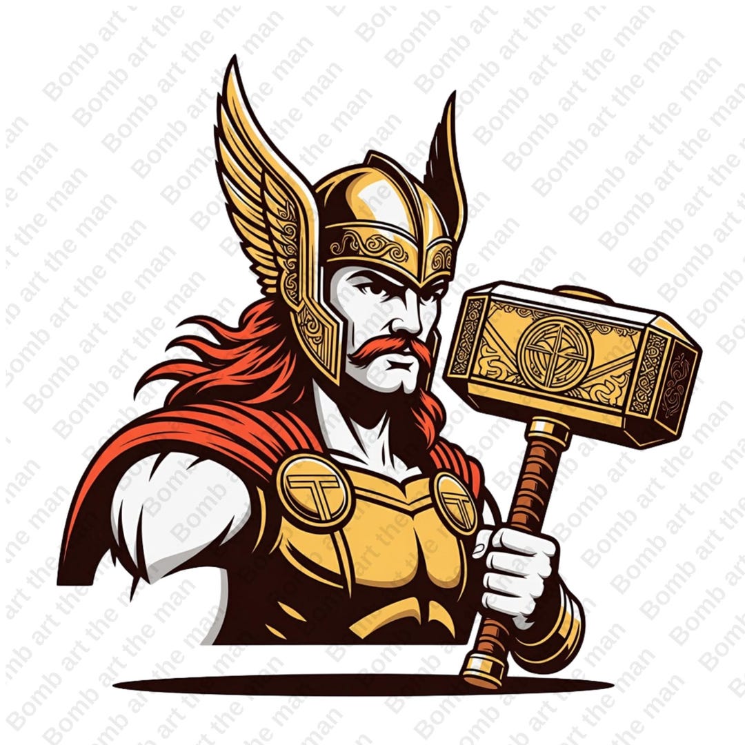 Thor Clipart, Thor Png, Super Hero Clipart, Super Hero Splash Design ...