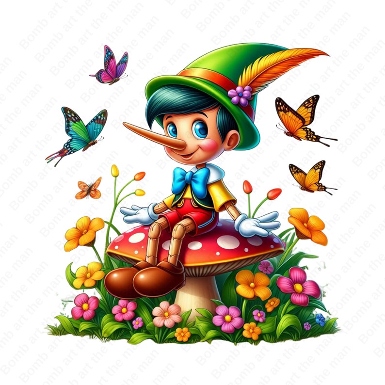 Cute Pinocchio Clipart, Pinocchio Png, Cute Fairytale Character ...