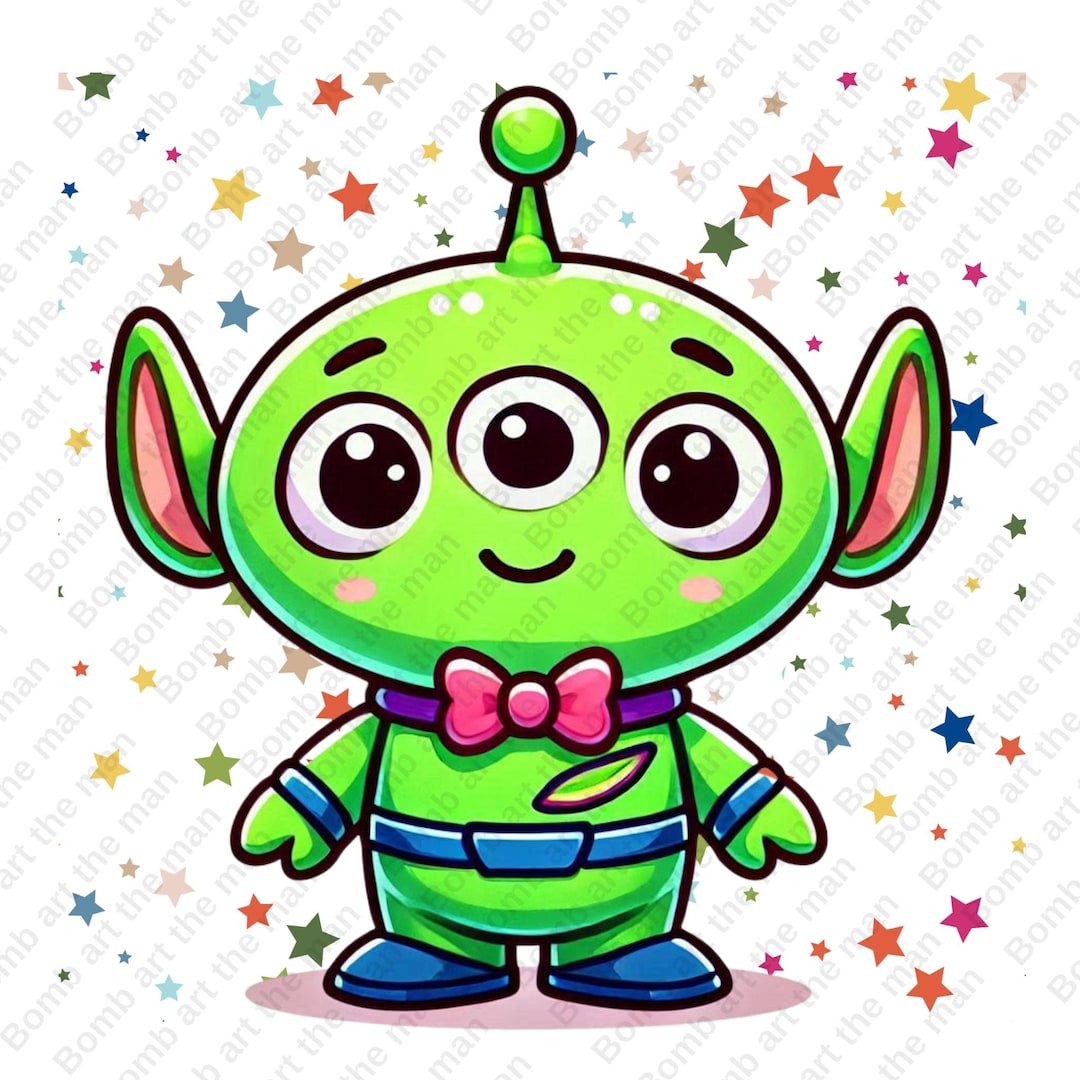 Toy Story Alien Clipart, Little Green Men Png, Toy Story Character ...