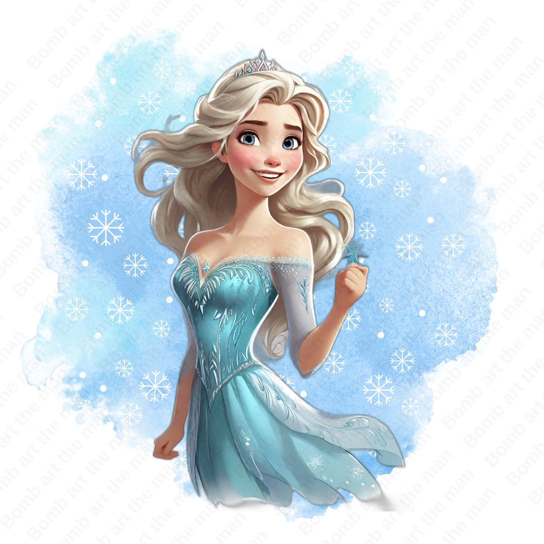 Frozen Clipart, Princess Elsa Clipart, Elsa Png, Frozen Watercolor ...