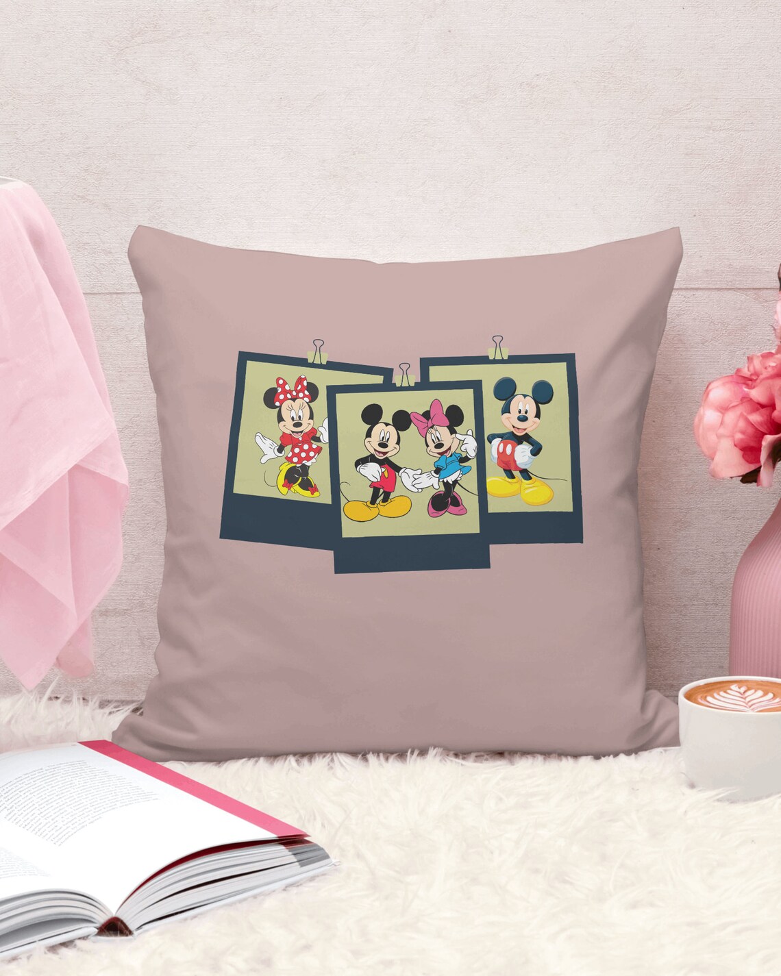 Mickey and Minnie Collage Design Mickey Mouse Clipart Minnie - Etsy