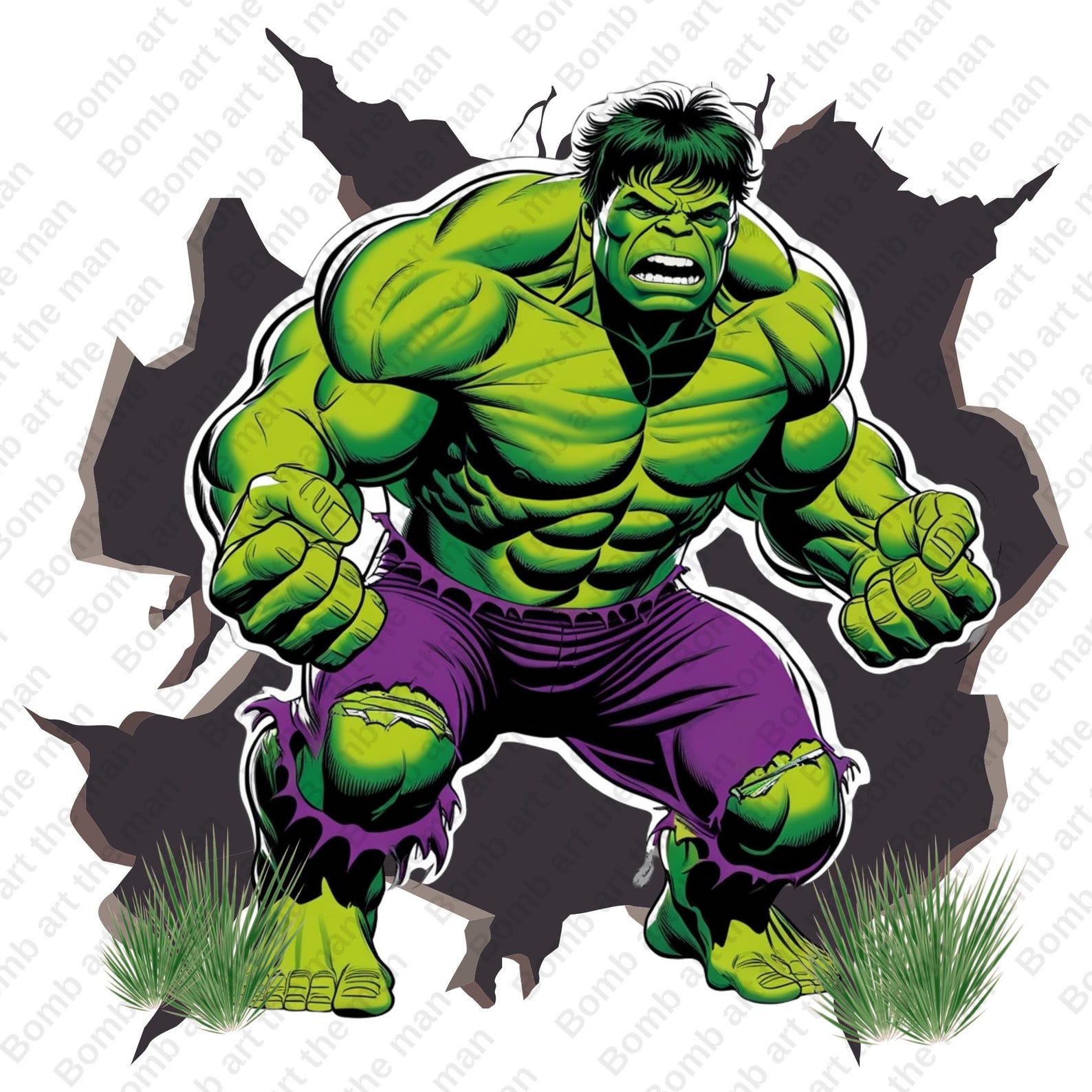 Hulk Clipart, Hulk Png, Super Hero Png, Hulk Splash Design, Transparent ...