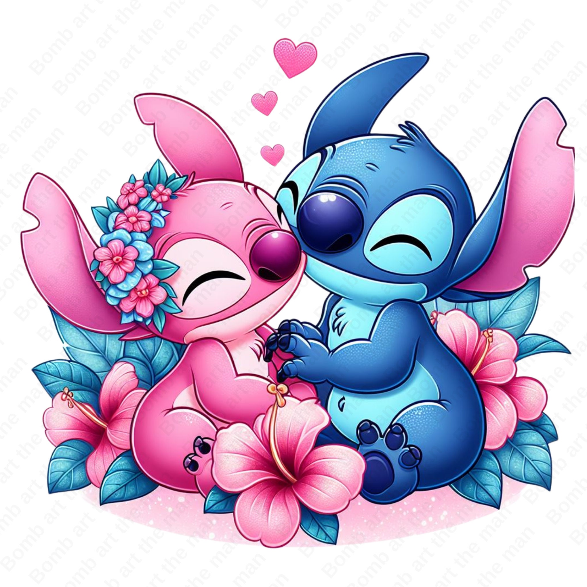 Stitch and Angel png, Stitch and Angel Clipart, Stitch Liebe Design ...