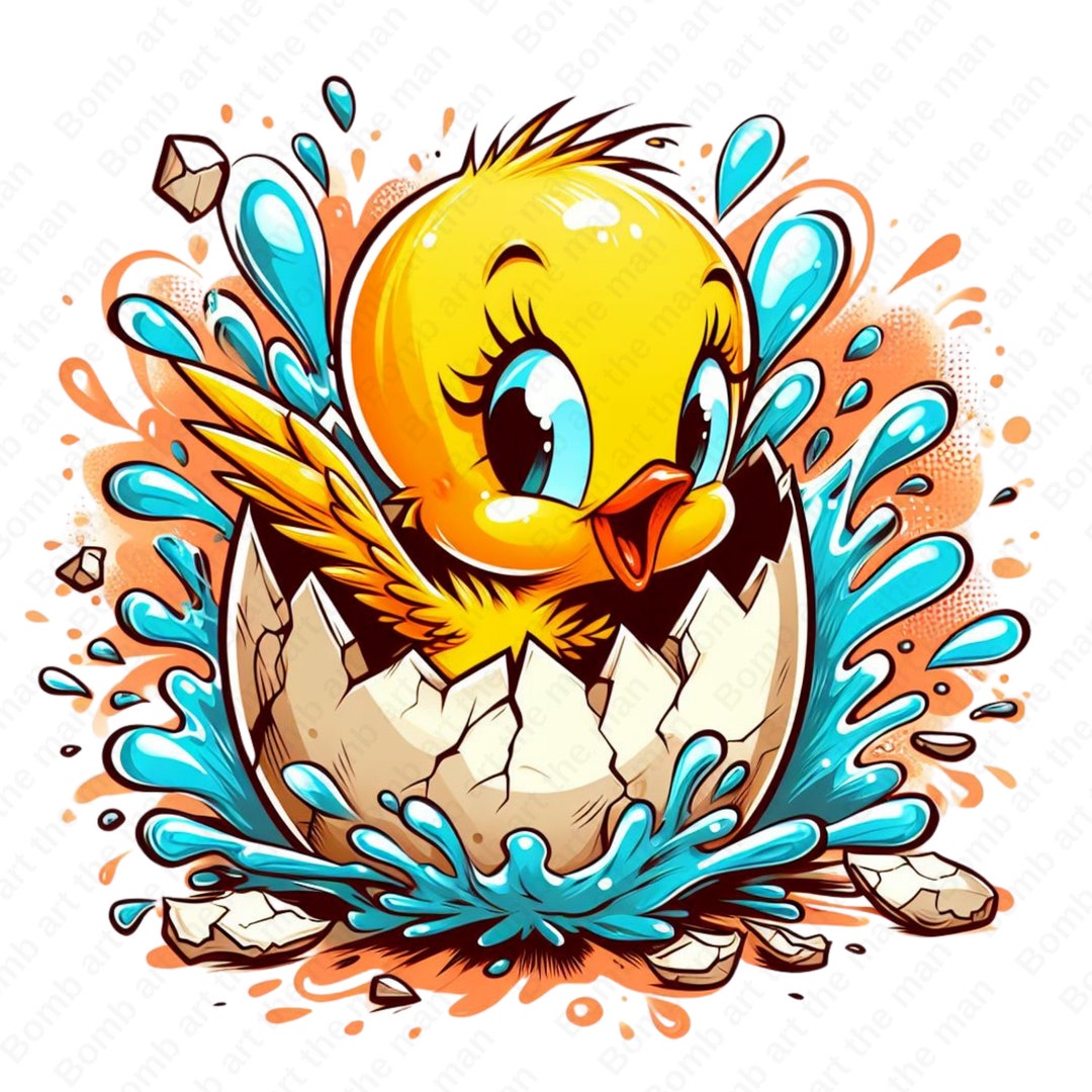 Tweety Egg Clipart, Tweety Png, Easter Egg Clipart, Transparent Design ...