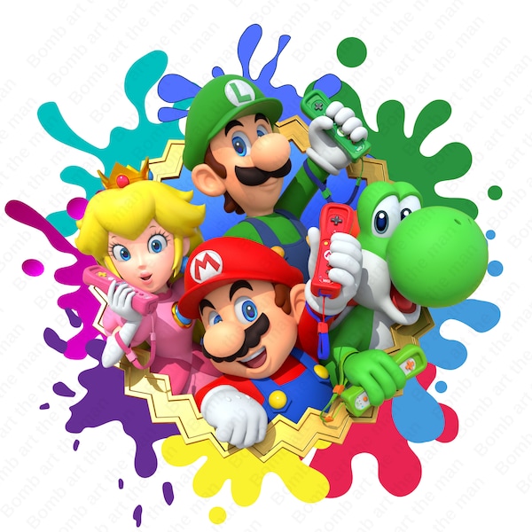 Super Mario Background Png - Etsy
